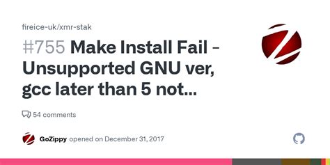 Make Install Fail Unsupported Gnu Ver Gcc Later Than 5 Not Supported