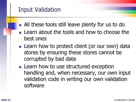 Part A Doing Your Own Input Validation With Simple Vb Tools Ppt