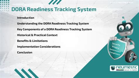 Dora Readiness Tracking System