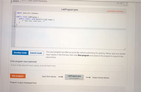 Solved 417 Lab Count Characters Write A Program Whose
