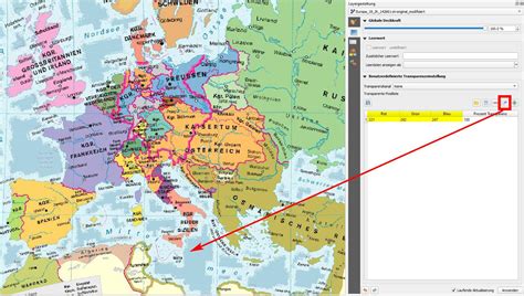 setting transparency for range of colors in raster layers in qgis