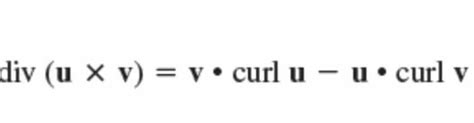 solved div u x v v curl u u curl v