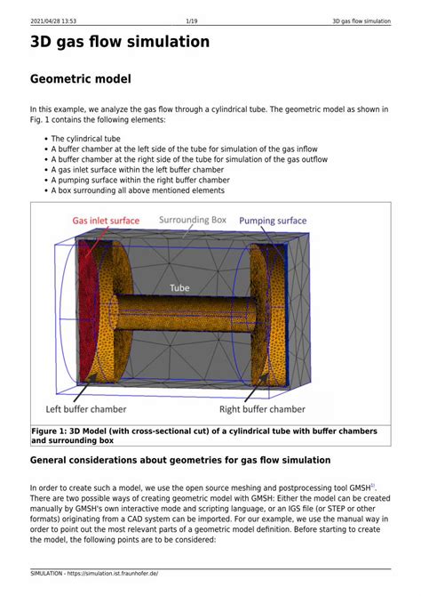 Pdf 3d Gas Flow Simulation Dokumentips