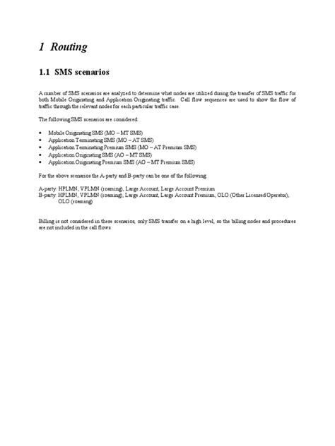 sms routing call flows pdf short message service text messaging