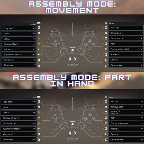 Playstation Controller Layout Build Mode Assembly Mode Previous Setup R Crossout