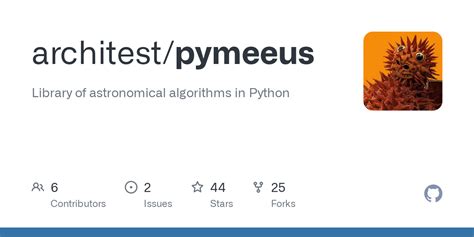 GitHub Architest Pymeeus Library Of Astronomical Algorithms In Python