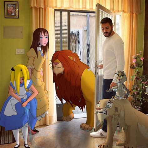 Guy Edits Disney Characters Into His Photos And The Result Looks Like They’re Having A Blast ...
