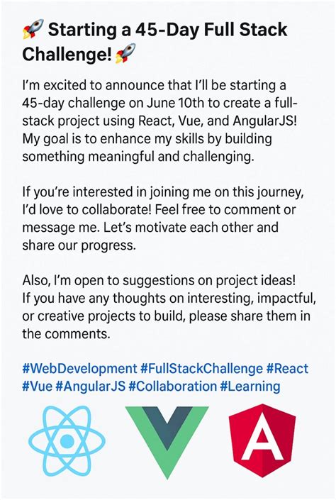 Webdevelopment Fullstackchallenge React Vue Angularjs