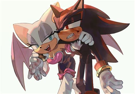 Shadow The Hedgehog And Rouge The Bat Sonic Drawn By Hyeonsonic