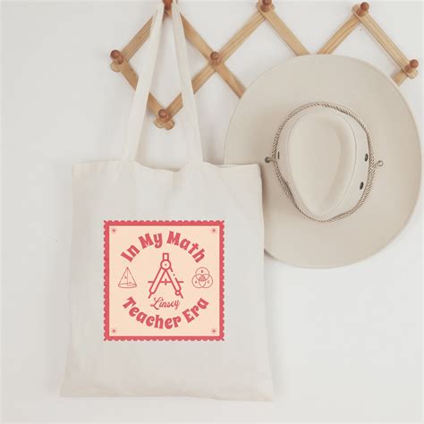 Custom Math Teacher Tote Bag Math Class Teacher Appreciation T Math