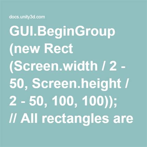 Manual Imgui Layout Modes Unity Unity 3d Layout