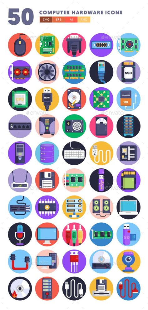 computer hardware icons
