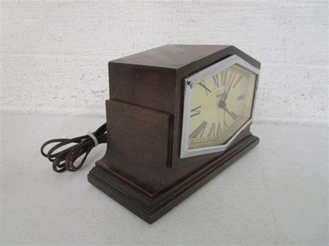 Manning Bowman Art Deco Mahogany Electric Clock Oberman Auctions
