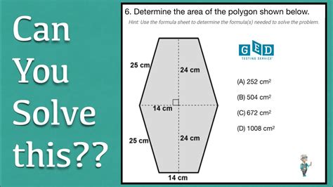 Ged Mathematics Geometry Problem Question And Answer With Explanation