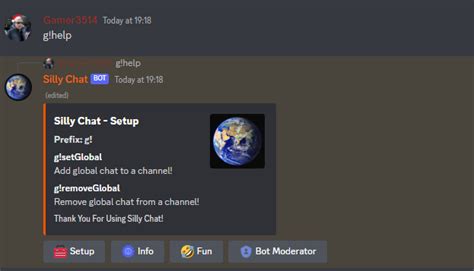 GitHub TheGamer Silly Chat A Discord Global Chat Bot