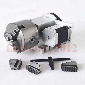 CNC Router Rotary Axis Rotational Th Axis Jaw Chuck Mm For CNC Engraving EBay