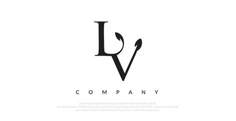 Premium Vector Initial Lv Logo Design Vector
