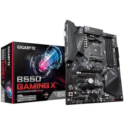 Материнська плата GIGABYTE B550 GAMING X – низькі ціни, кредит, оплата ...
