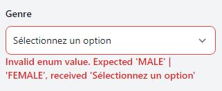 Typescript Zod Error Handling With Custom Error Messages On Enums Stack Overflow