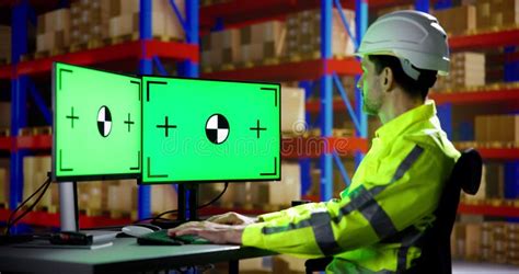 Engineer Using Pc Monitor Stock Image Image Of Workshop 302794655