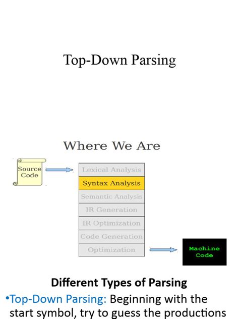 top down parsing pdf