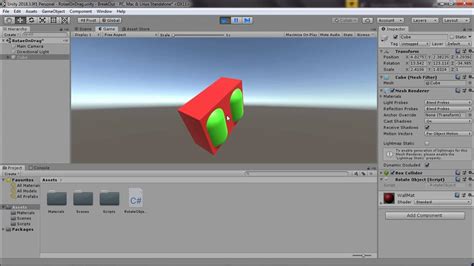 Rotate Gameobject Using Mouse Drag Or Touch Youtube