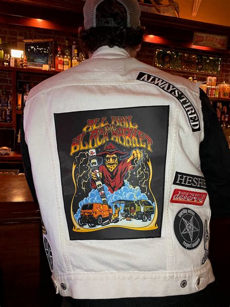 Hessian Obsession Back Patch All Hail The Black Market