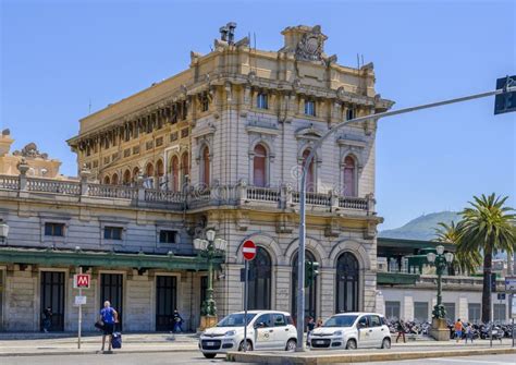 Right End Of The Genova Brignole Railway Station Genoa Northern Italy