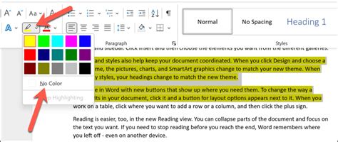 How To Highlight And Remove Highlights In Word Documents