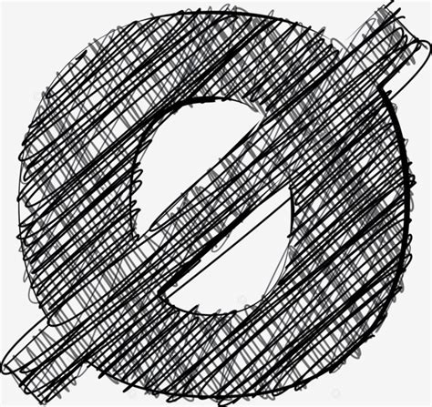 Hand Draw Font Number Graphic Artistic Scribble Vector Graphic