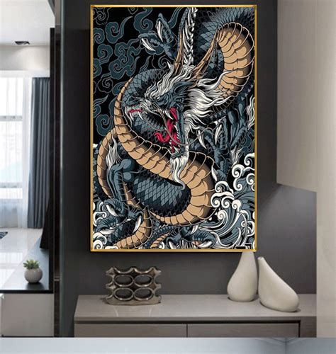 Japanese Dragon Painting