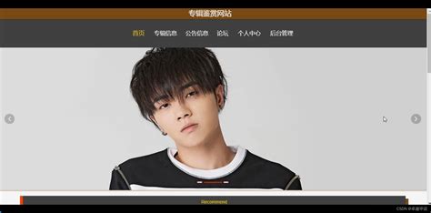 Java毕设项目专辑鉴赏网站计算机（附源码系统数据库lw） Csdn博客