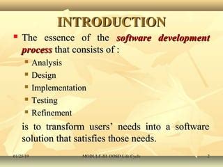Object Oriented System Design PPT