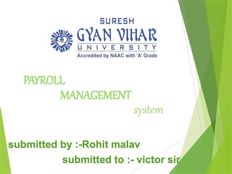 Payroll System Ppt1ads Rohit Malav Ppt