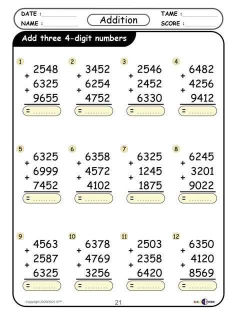 Comprehensive Math Practice Bundle Division Multiplication