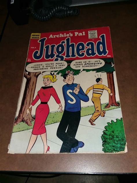 Archie S Pal Jughead Silver Age Archie Mlj Comics Betty Headlights Cover Comic Books