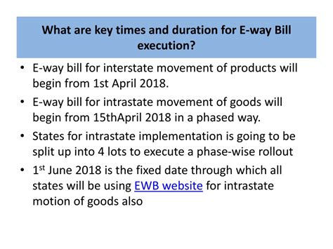 PPT E Way Bill Generation PowerPoint Presentation Free Download ID 9052325