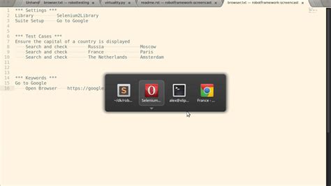 Robot Framework и Selenium введение в автоматическое тестирование веб