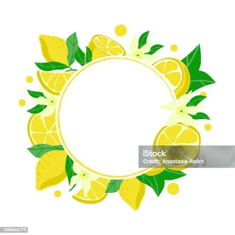 잘 익은 노란 레몬으로 장식된 홀리데이 화환으로 손으로 그린 흰색 배경에 격리 샘플 포스터 파티 초대장 휴일 배너 엽서 벡터