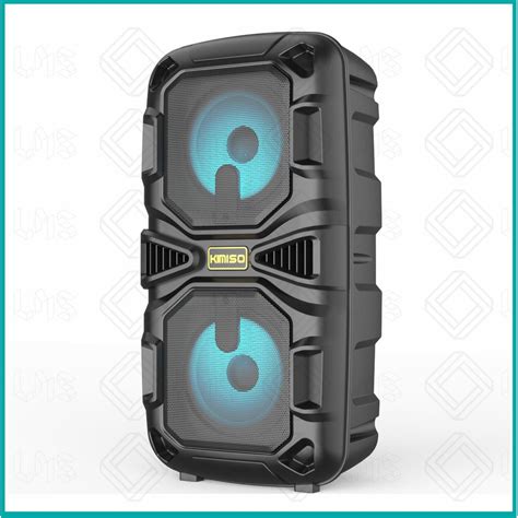 Portable Karaoke Bluetooth Speaker Kms Inch X Led Bluetooth Usb Tf Led Light