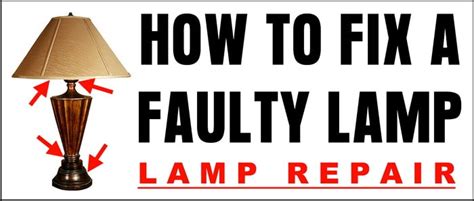 Lamp Stopped Working How To Fix A Faulty Light Lamp Repair
