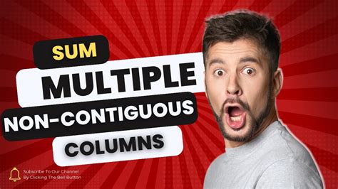 How To Sum Multiple Non Contiguous Columns Using A Criteria Youtube