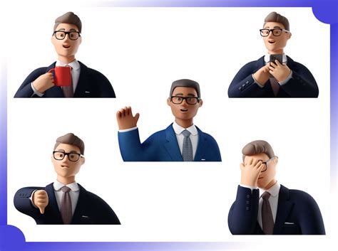 مسترطرح پک کاراکتر سه بعدی