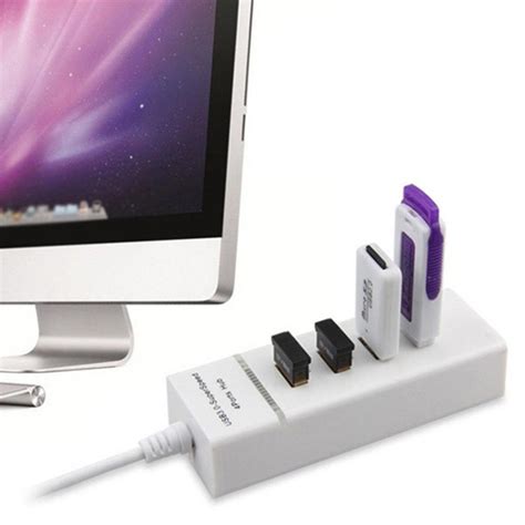 Poorten Usb Hub Hub Multi Usb Splitter Expan Grandado