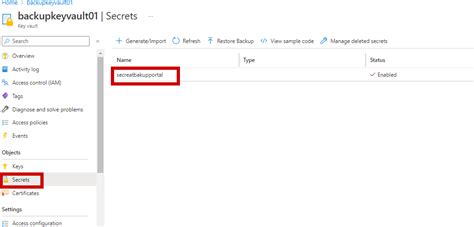 Azure Key Vault How To Backup And Restore Stack Overflow