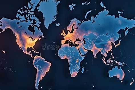 aerial climate trends global heat map data visualization generative ai