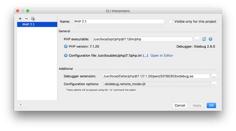 Debug CLI PHP Script In PhpStorm Cannot Establish Connection To Xdebug