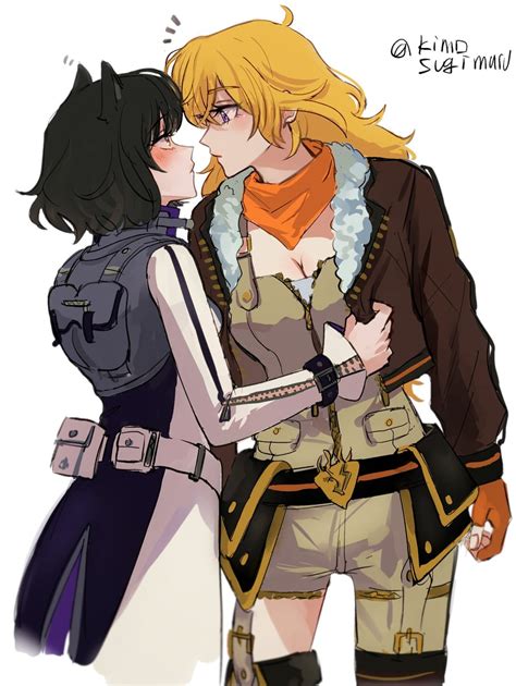 Yang Xiao Long And Blake Belladonna Rwby Drawn By Naizo Kimosugimasu