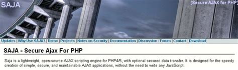 Open Source Secure Ajax Framework For Php