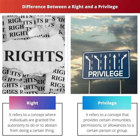 A Right Vs A Privilege Difference And Comparison